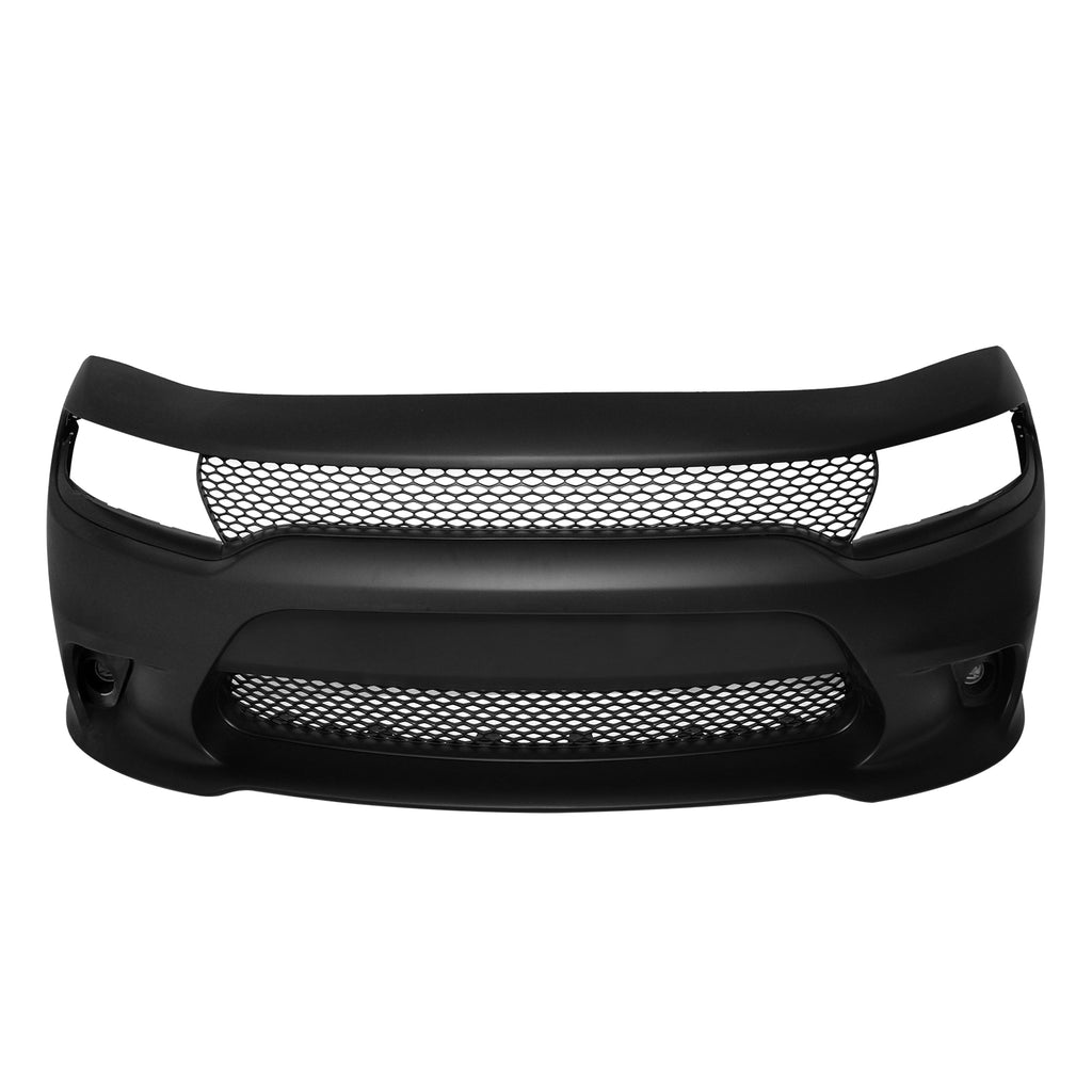 15-23 Dodge Charger 15 SRT Hellcat Front Bumper Conversion Kit W/ Fogl ...