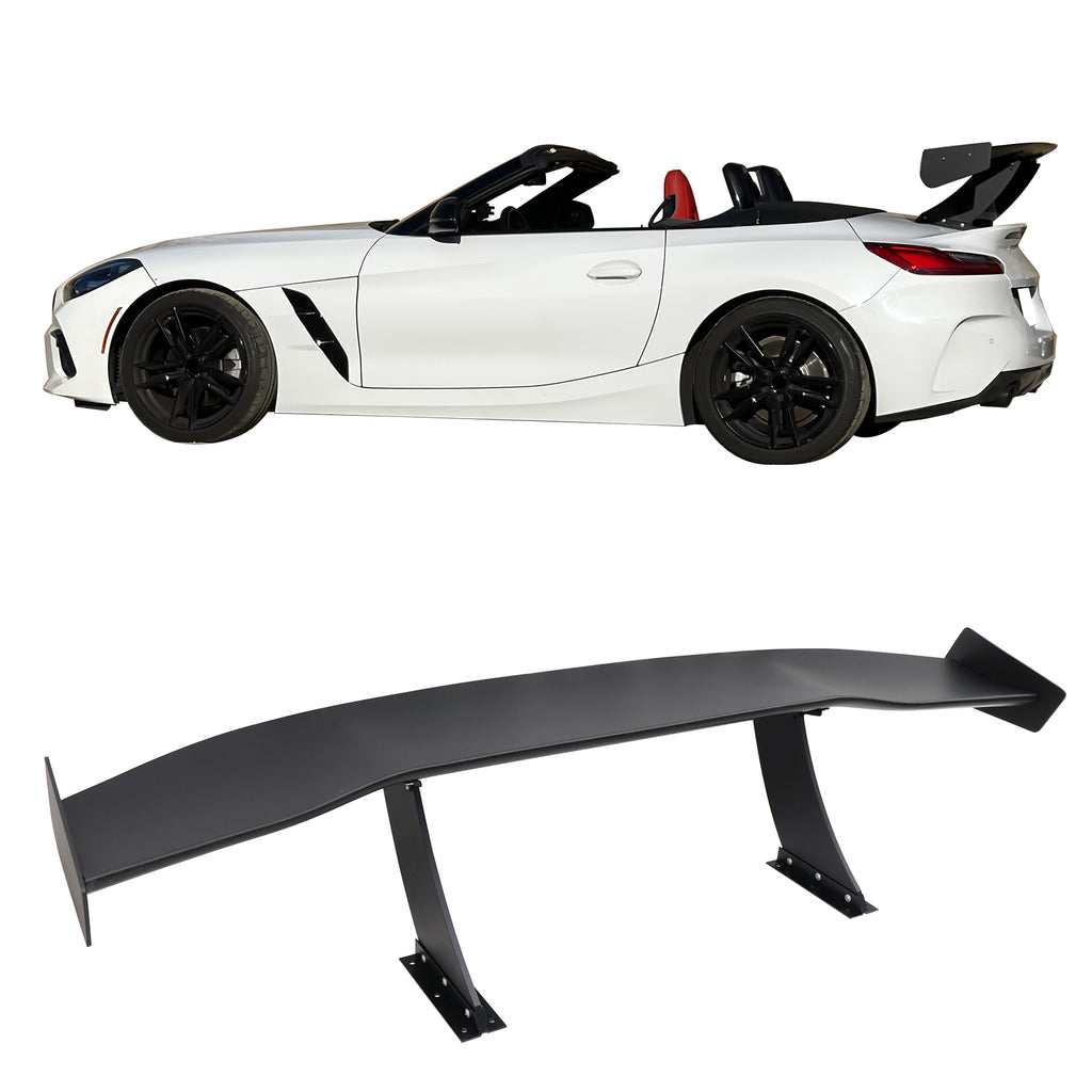 Universal 61 Inch GT Adjustable Trunk Spoiler V1 Brackets V4A Legs + V ...
