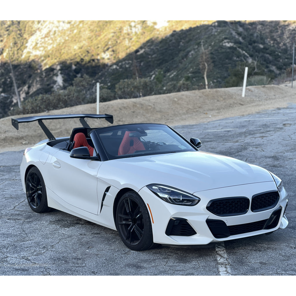 Universal 61 Inch GT Adjustable Trunk Spoiler V1 Brackets V4D Legs + V ...