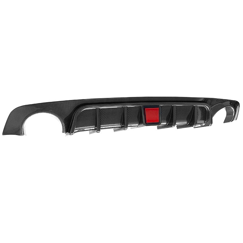 18-22 Infiniti Q50 LED Brake Light Rear Bumper Diffuser - Carbon Fiber ...