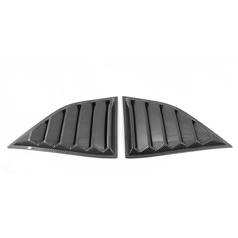 08-22 Dodge Challenger XE V4 Style Side Window Louvers - Carbon Fiber ...
