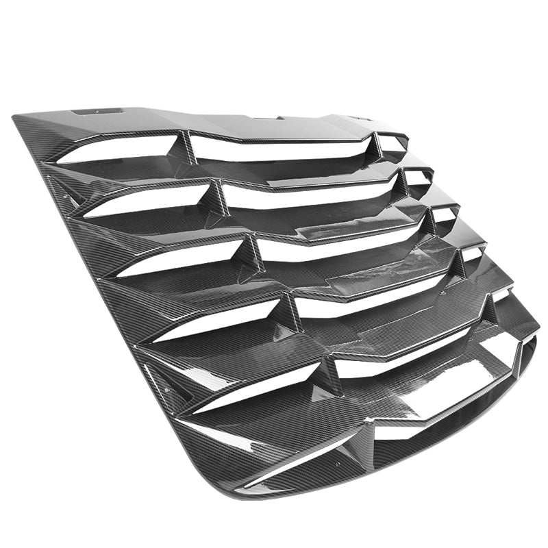 03-08 Nissan 350Z IK Style Rear Window Louvers Visors - Carbon Fiber P ...